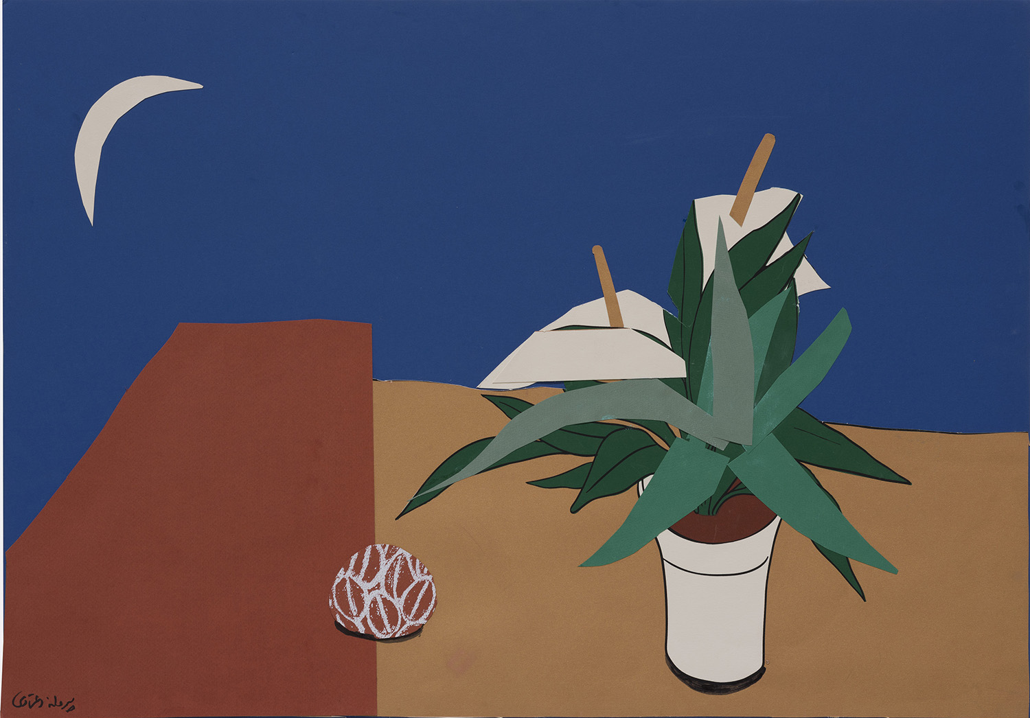 Parvaneh Etemadi – Collage (untitled, 2019) – Artwork no.291 – ArtGalleries